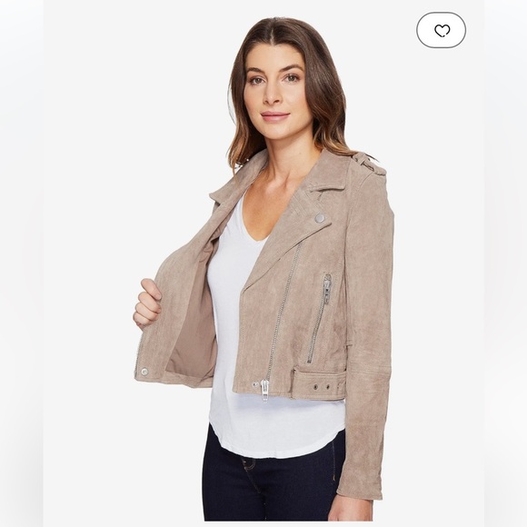 Blank NYC | Jackets & Coats | Nwot Blanknyc Genuine Suede Leather Moto Jacket In Tan Size Medium ...